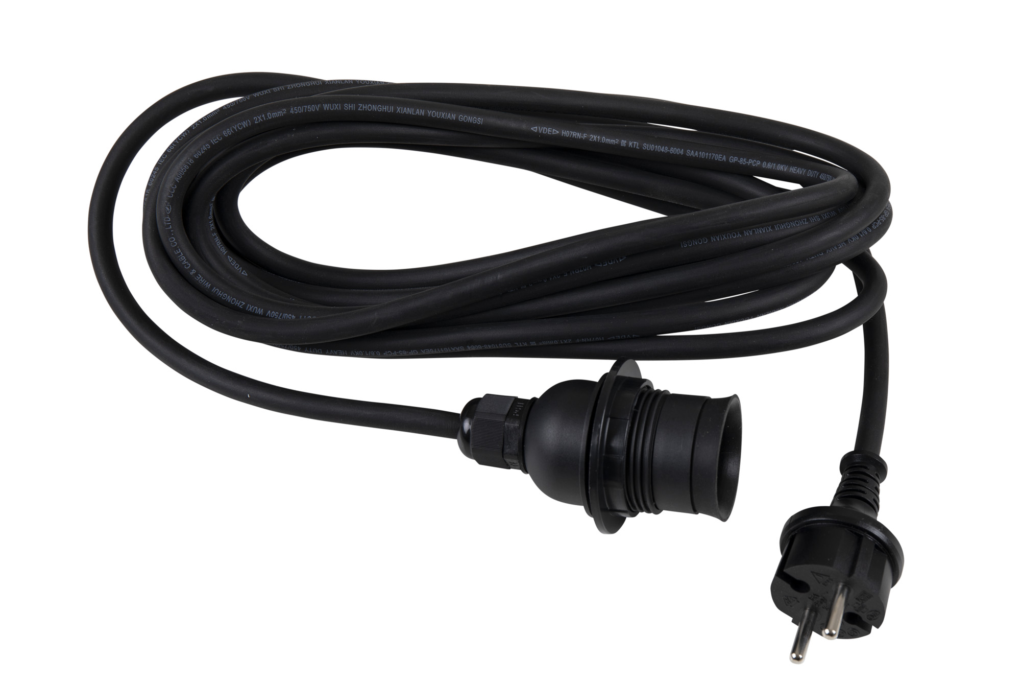 Köp Cord lampsladd svart 5m från Brafab - Bra Möbler